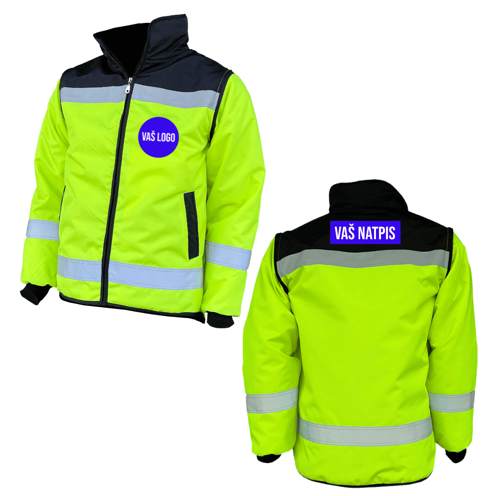 Fluo vetrovka-prsluk sa vašim znakom / Vetrovke - Pontis Motori Kraljevo