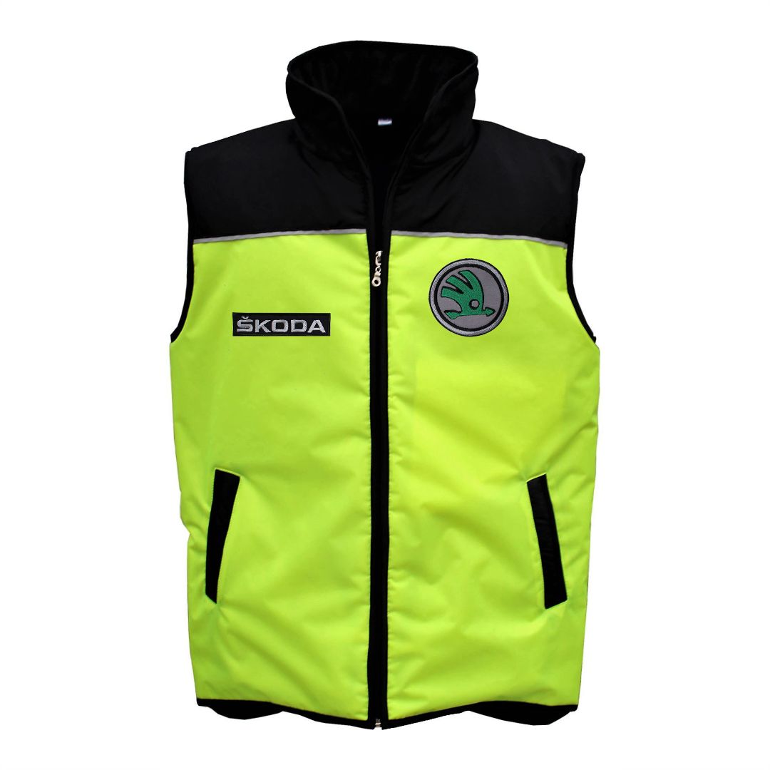 Fluorescentni termo prsluk ŠKODA / Zimski Termo Prsluci - Pontis Motori ...